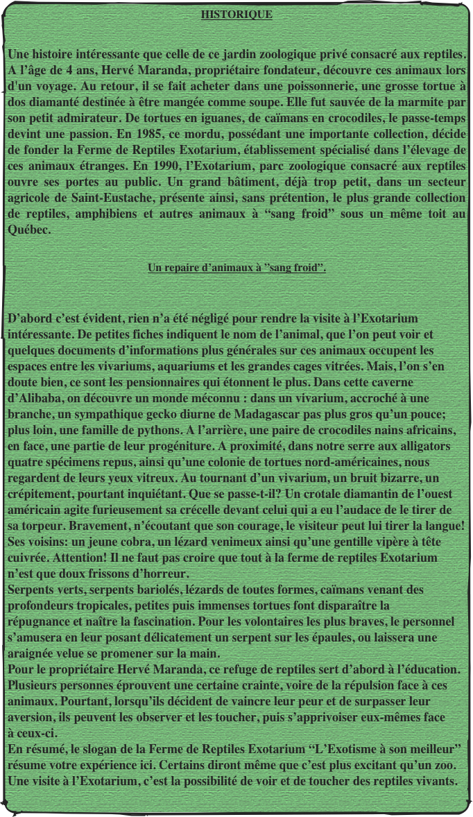 Historique